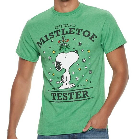 Delta | Shirts | New Peanuts Snoopy Official Mistletoe Tester Christmas ...